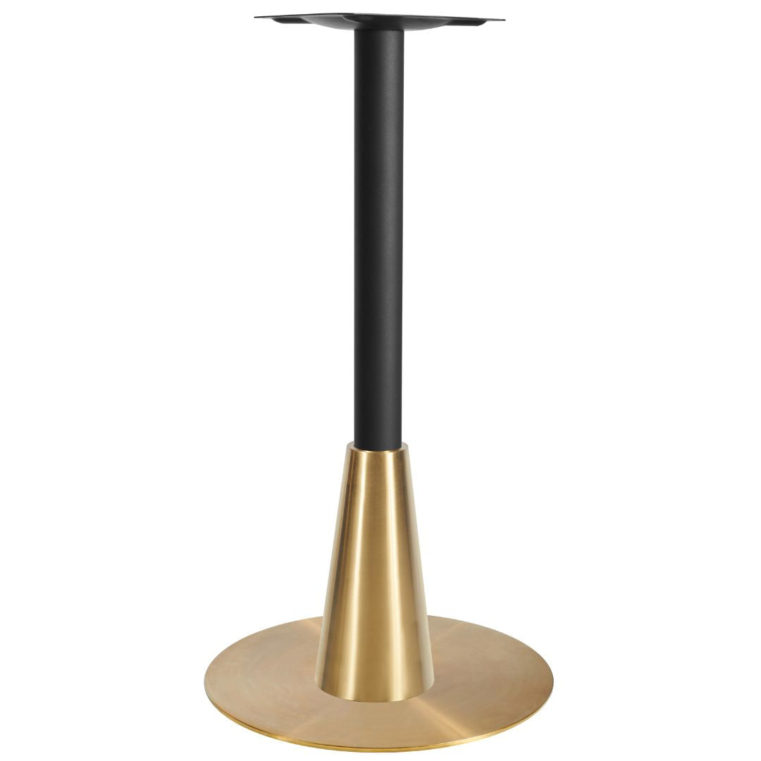 Ares Large Poseur Brass Table Base | Affordable Commercial Furniture – Dining Chairs UK