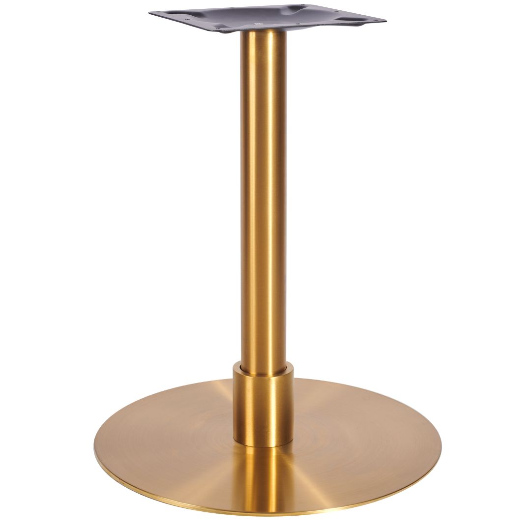 Atlas Large Table Base - Brass – Dining Chairs UK